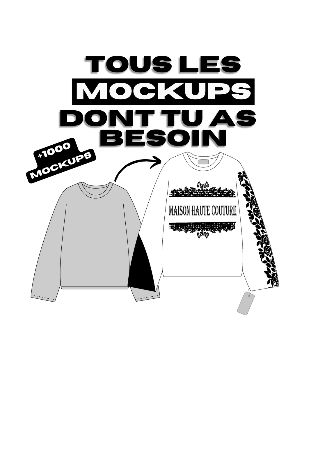 Mockup Designer - Mockups de vêtements pas chers pour tous les styles